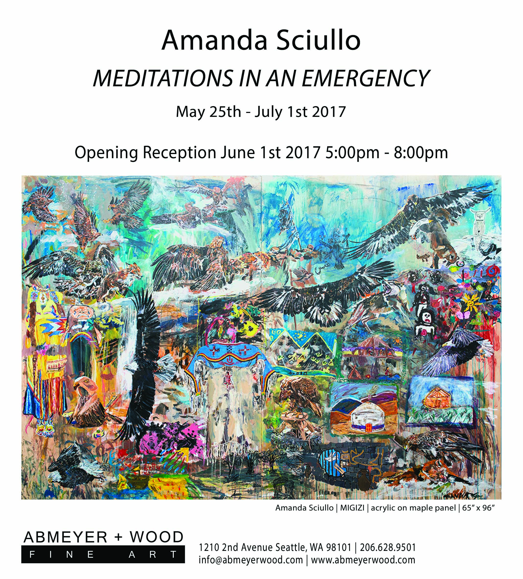 Meditations in an Emergency Exhibition by Amanda Sciullo, MFA '19 - UW ART
