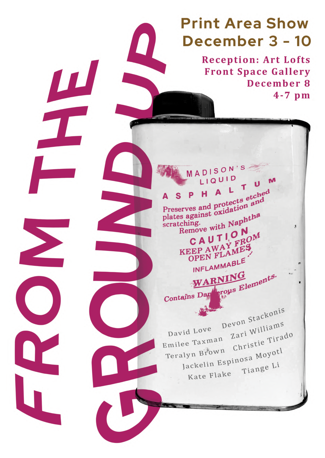 From the Ground Up: Print Area Show - UW ART