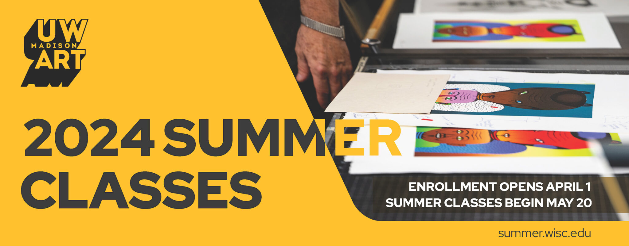 Summer 2024 enrollment opens April 1st! - UW ART