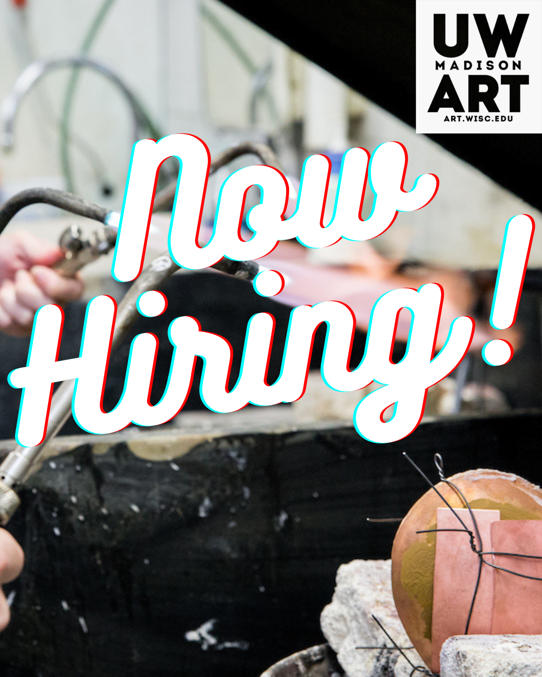 The University of Wisconsin-Madison Art Department is hiring! Apply now for our Art Metals ...