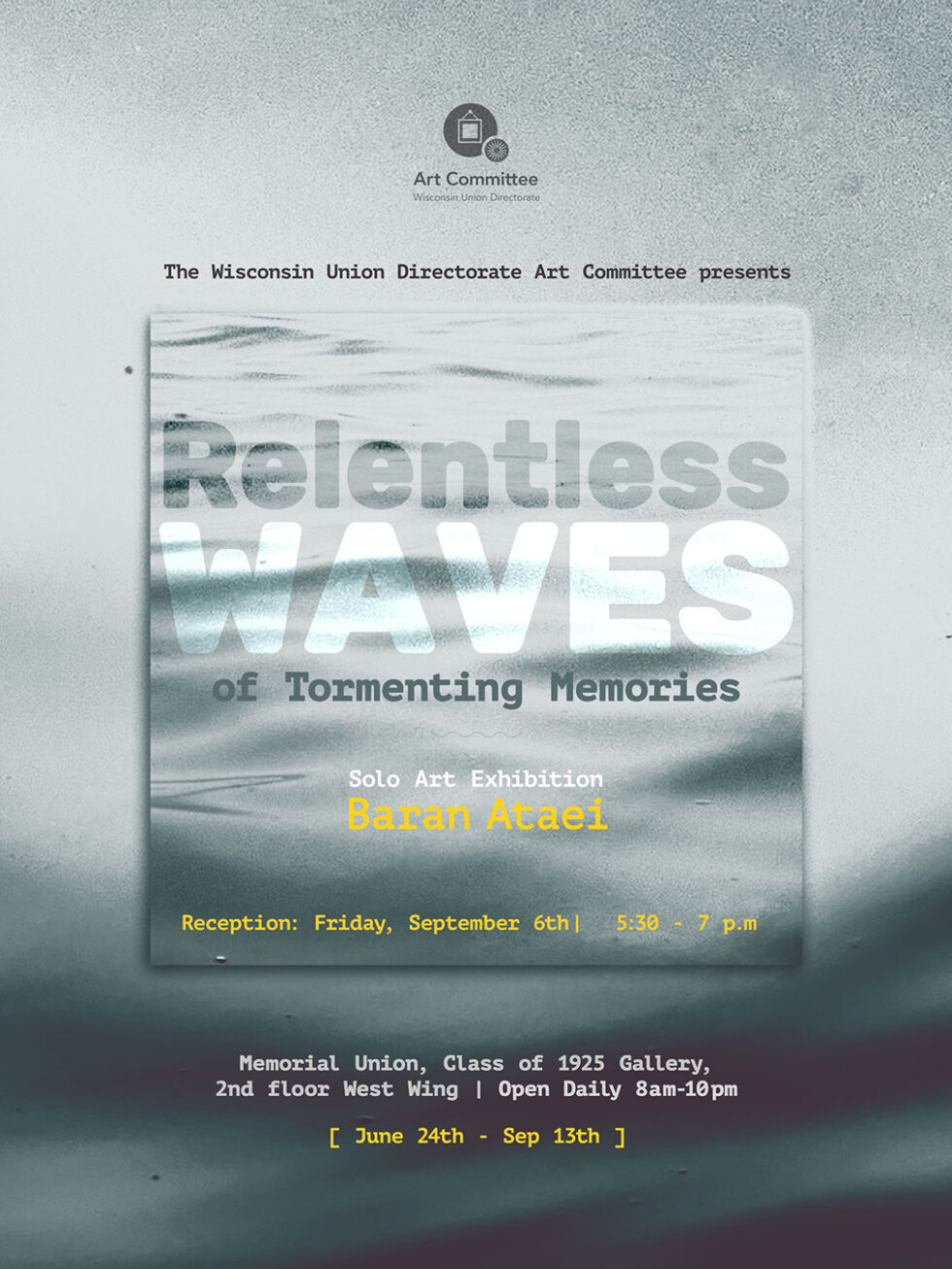 Relentless Waves of Tormenting Memory by MFA Candidate Baran Ataei - UW ART